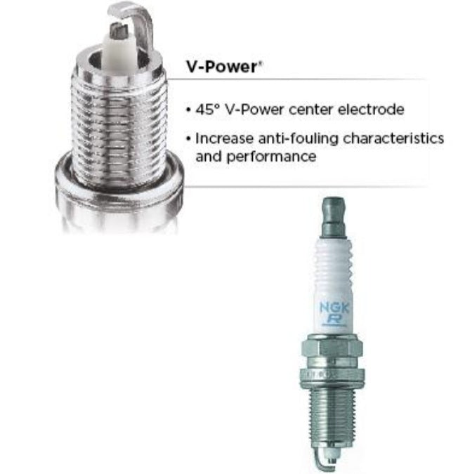 NGK BKR7E-11 V-Power set of 4 – Ninja Performance